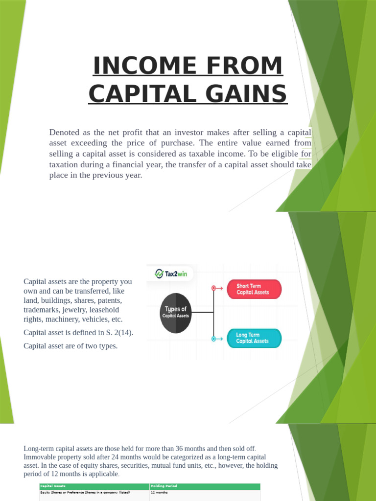 Capital Gains | PDF | Capital Gain | Capital Gains Tax