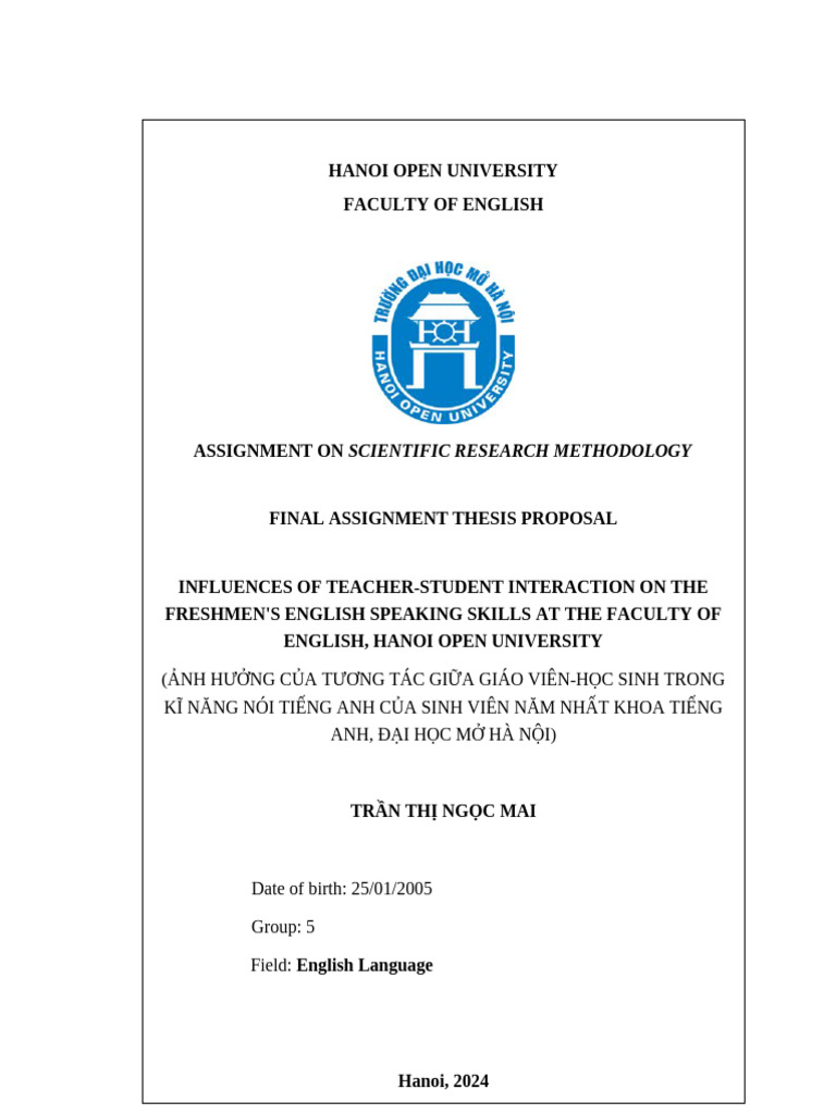 Final Asignment 2024 Hehehe | PDF | Methodology | Teachers