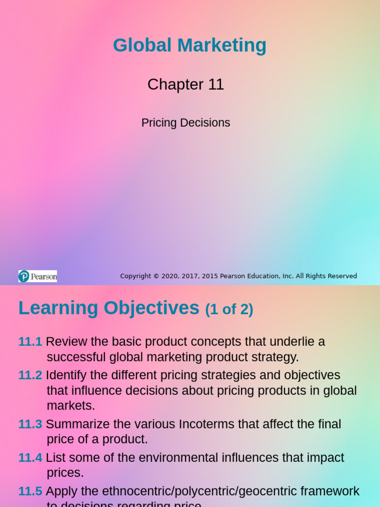 ch-11-PPT | PDF | Pricing | Exports