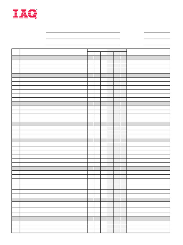 Daily EHS Inspection Checklist | PDF | Personal Protective Equipment ...