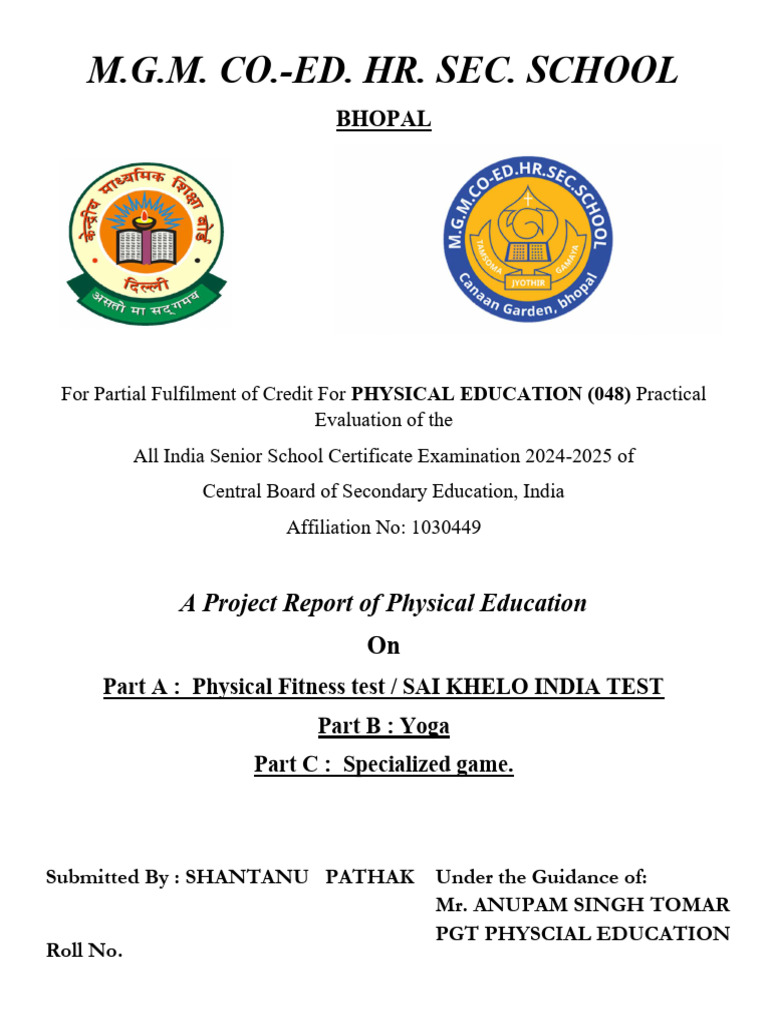 PE project | PDF | Educational Stages