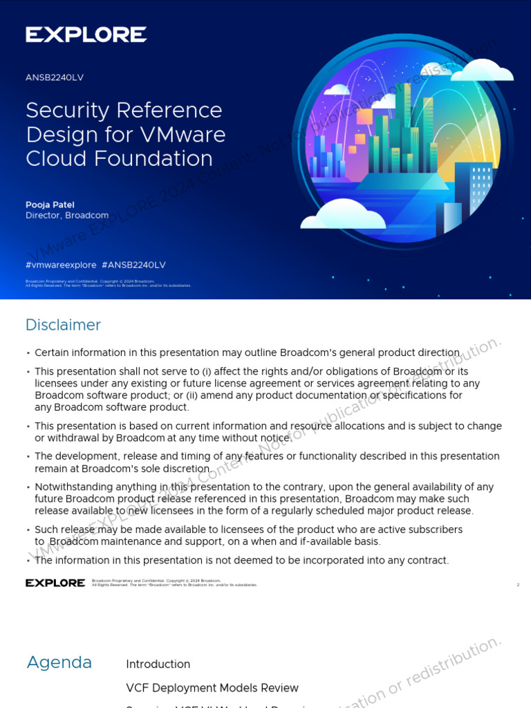 ANSB2240LV - Security Reference Design For VMware Cloud Foundation ...