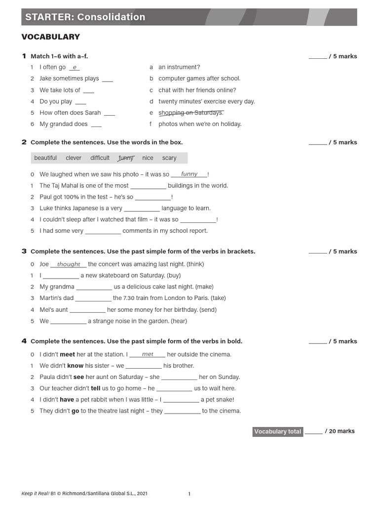 KIR B1 T1 Test Starter Consolidation - Cleaned | PDF