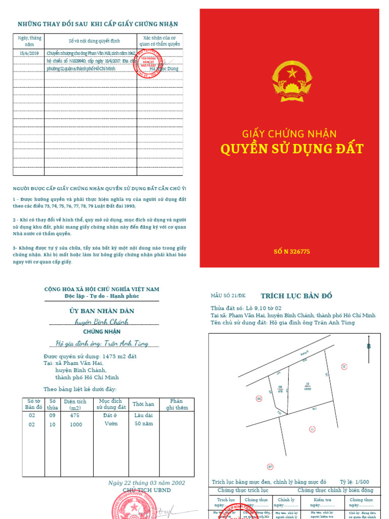 Các Loại GCN QSD Đất | PDF