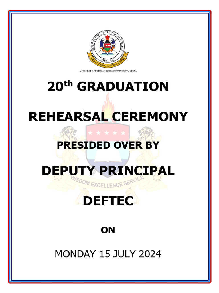 DEPUTY PRINCIPAL GRADUATION PROGRAMME | PDF | Aircraft | Aviation