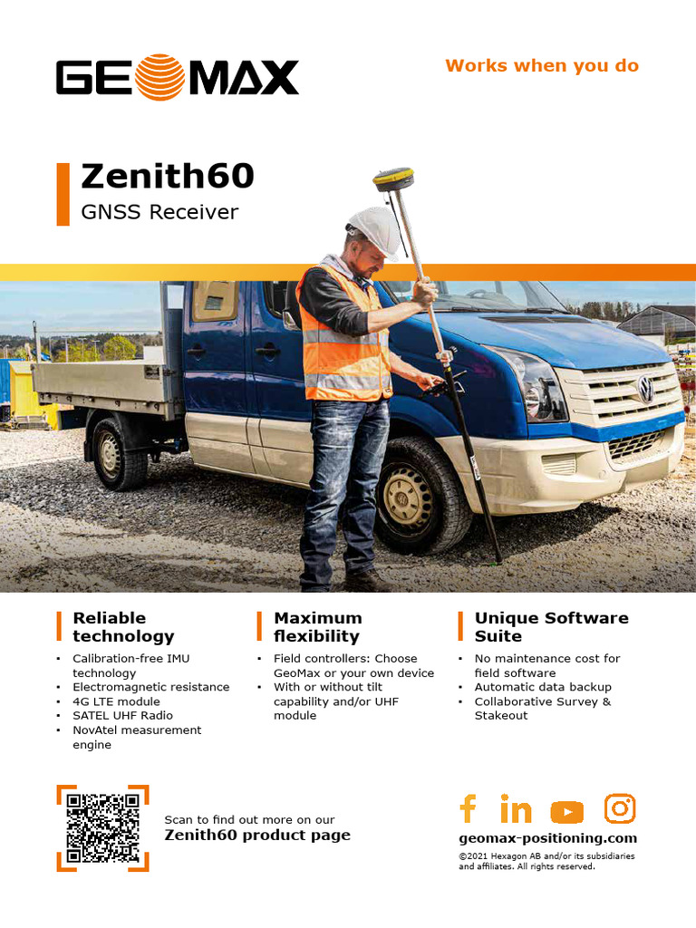 GeoMax_Zenith60_DS | PDF | 4 G | Radio