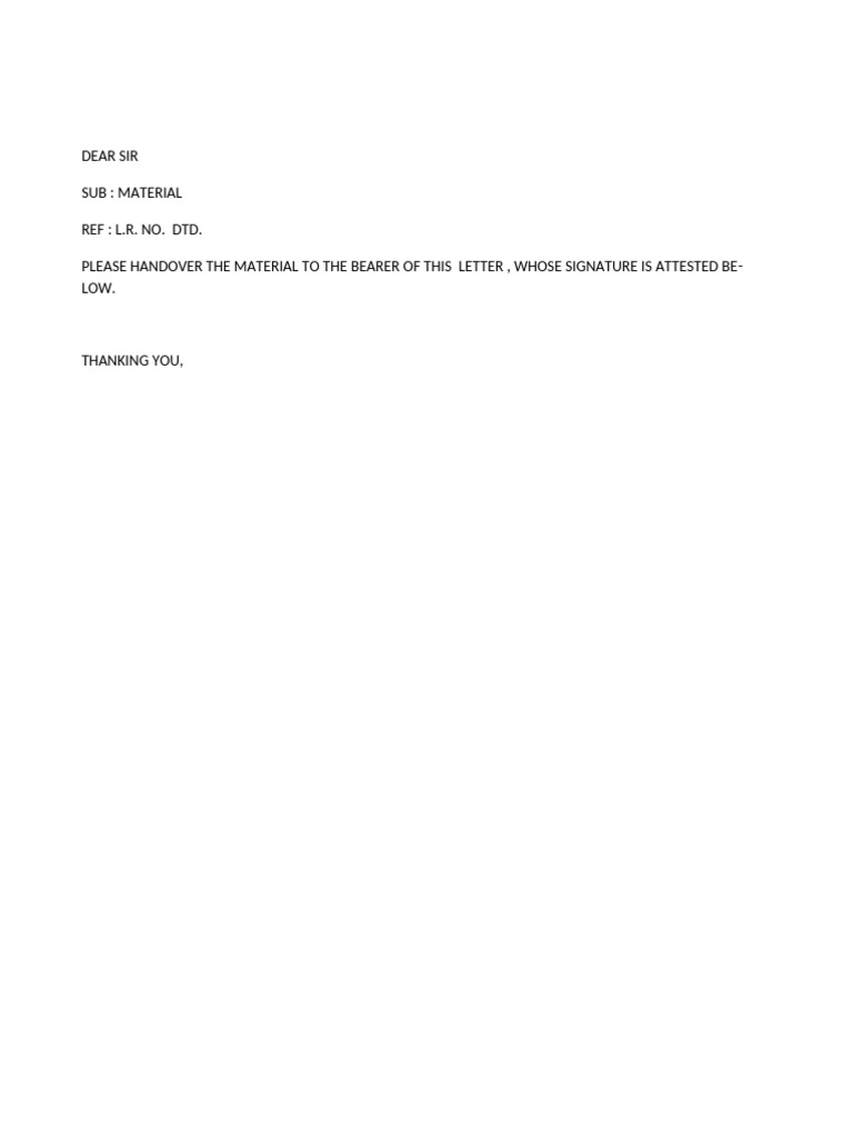 Letter | PDF