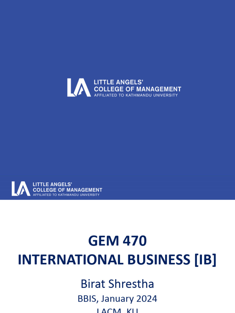 IB 3 Show BBIS LACM | PDF | Foreign Direct Investment | Market (Economics)