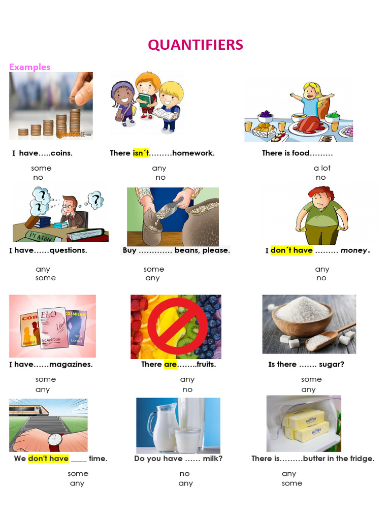 Quantifiers: Examples and Exercises | PDF