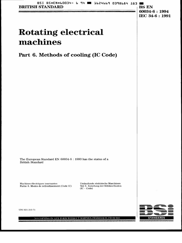 Iec 60034-6 | PDF