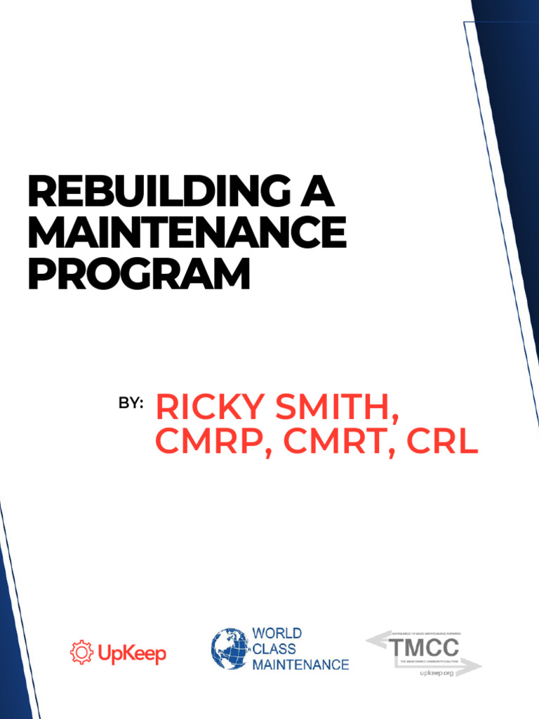 Rebuilding a Maintenance Program 1715280366 | PDF | Reliability Engineering