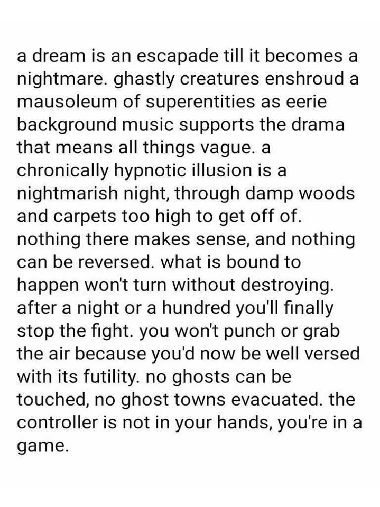 Nightmare | PDF