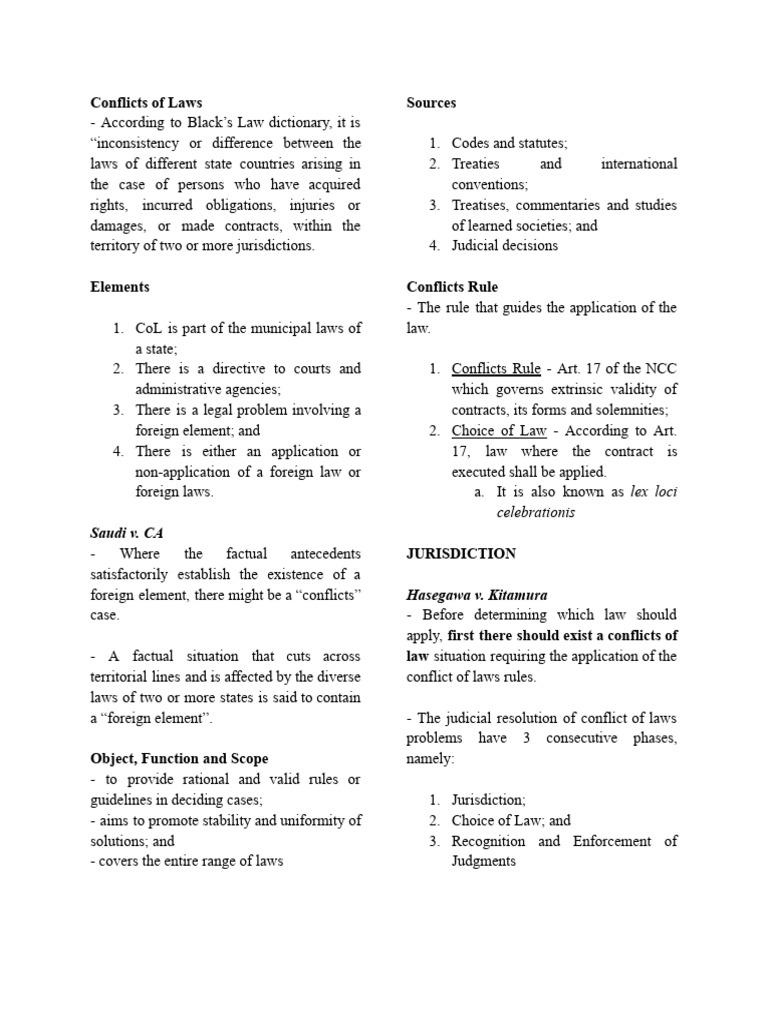 Understanding Conflicts of Laws | PDF | Choice Of Law | Judiciaries