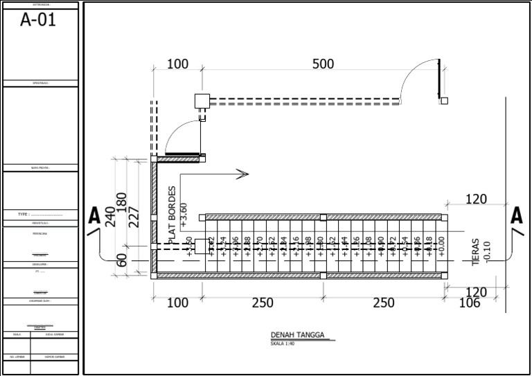 Denah Tangga Sep | PDF