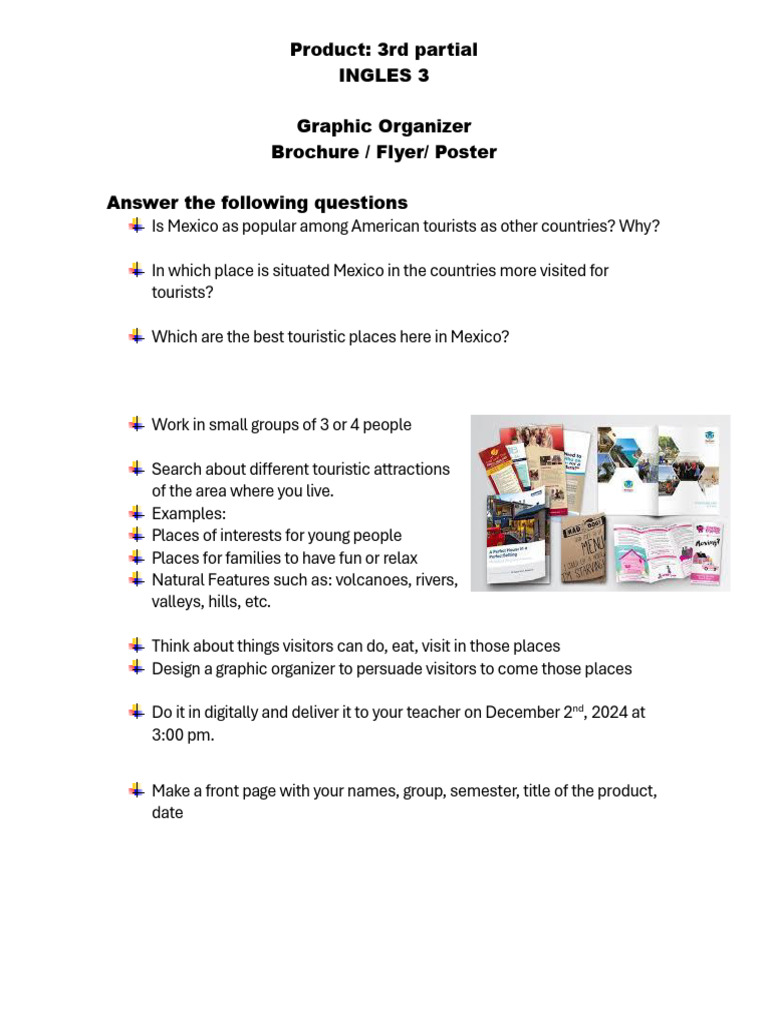 Product 3rd - Partial - Ingles 3 | PDF