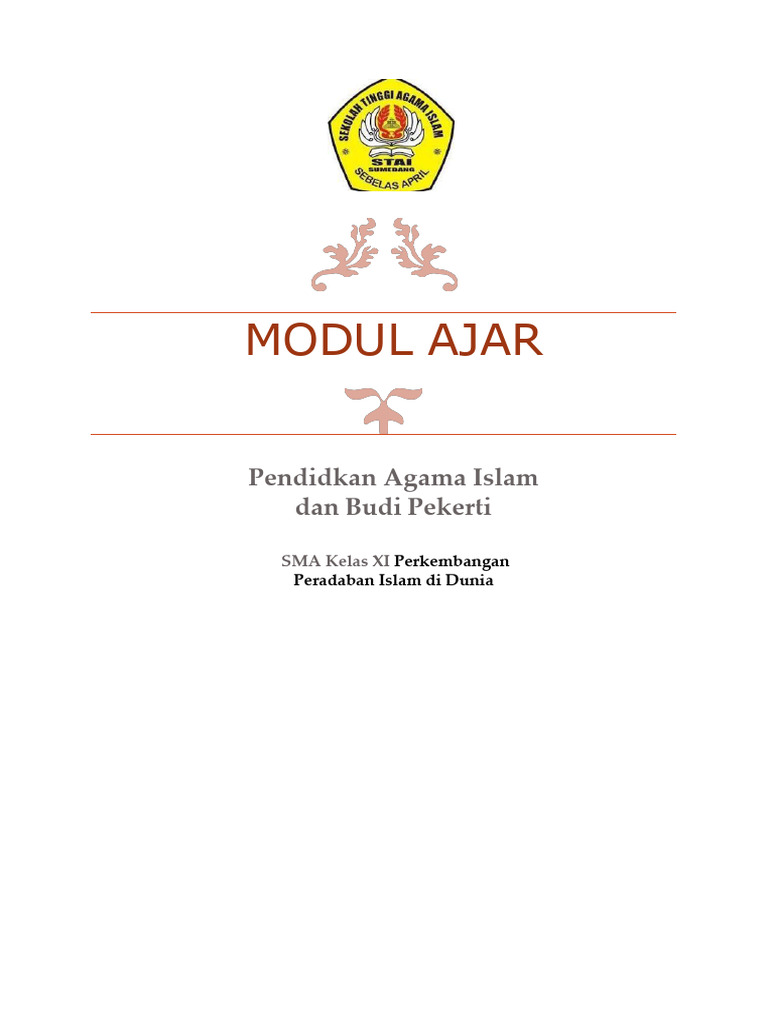 Modul Ajar Metodik Khusus Pai Rafi Shidqi.pdf1 | PDF