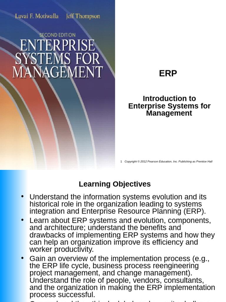 Enterprise Systems for Management 2 | PDF | Enterprise Resource ...