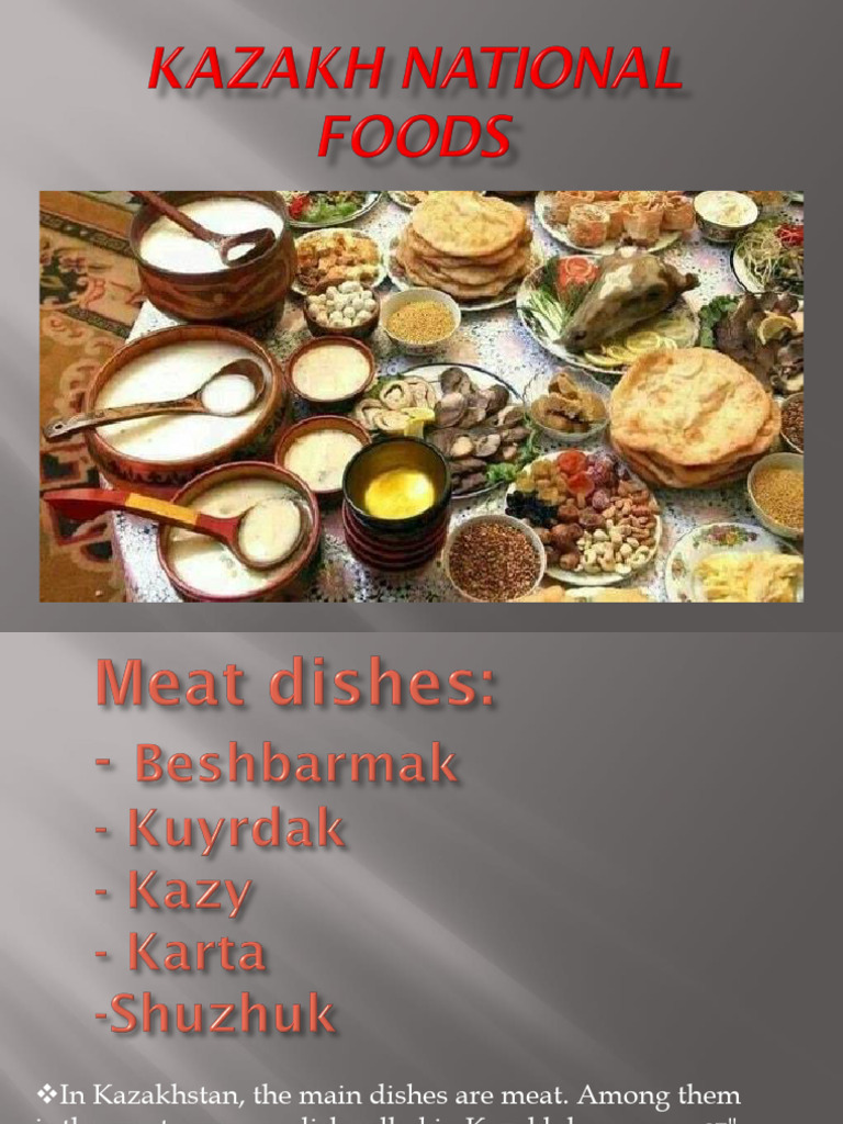 Kazach national food | PDF | Cakes | Breads