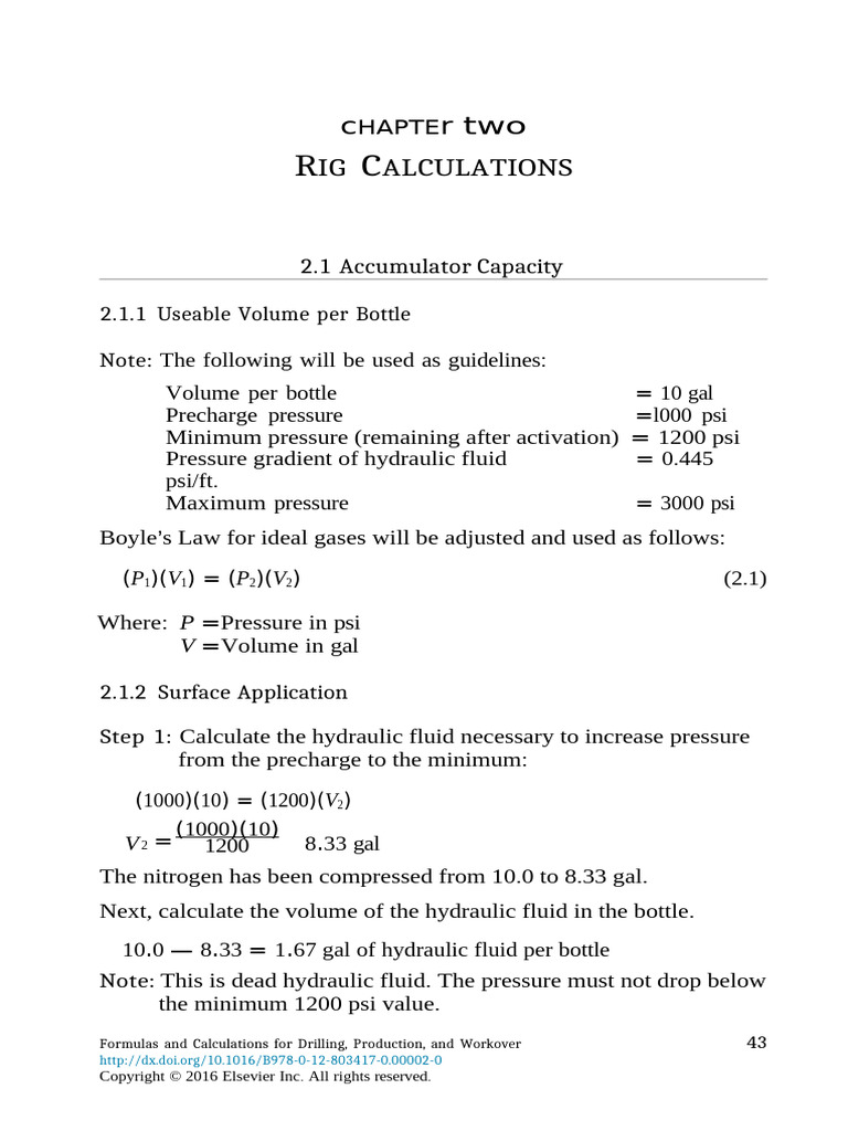 Rig Calculations | PDF | Pipe (Fluid Conveyance) | Metrology