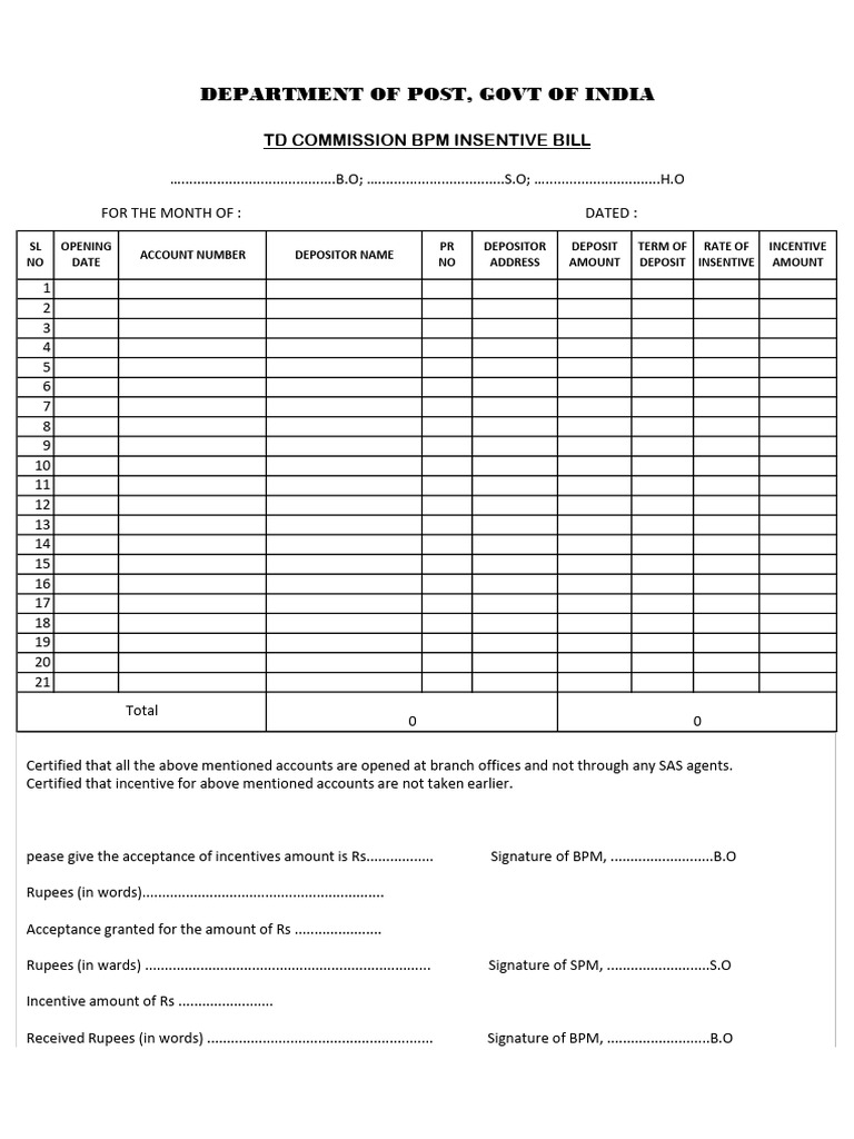 TD Commission Bill-2 | PDF