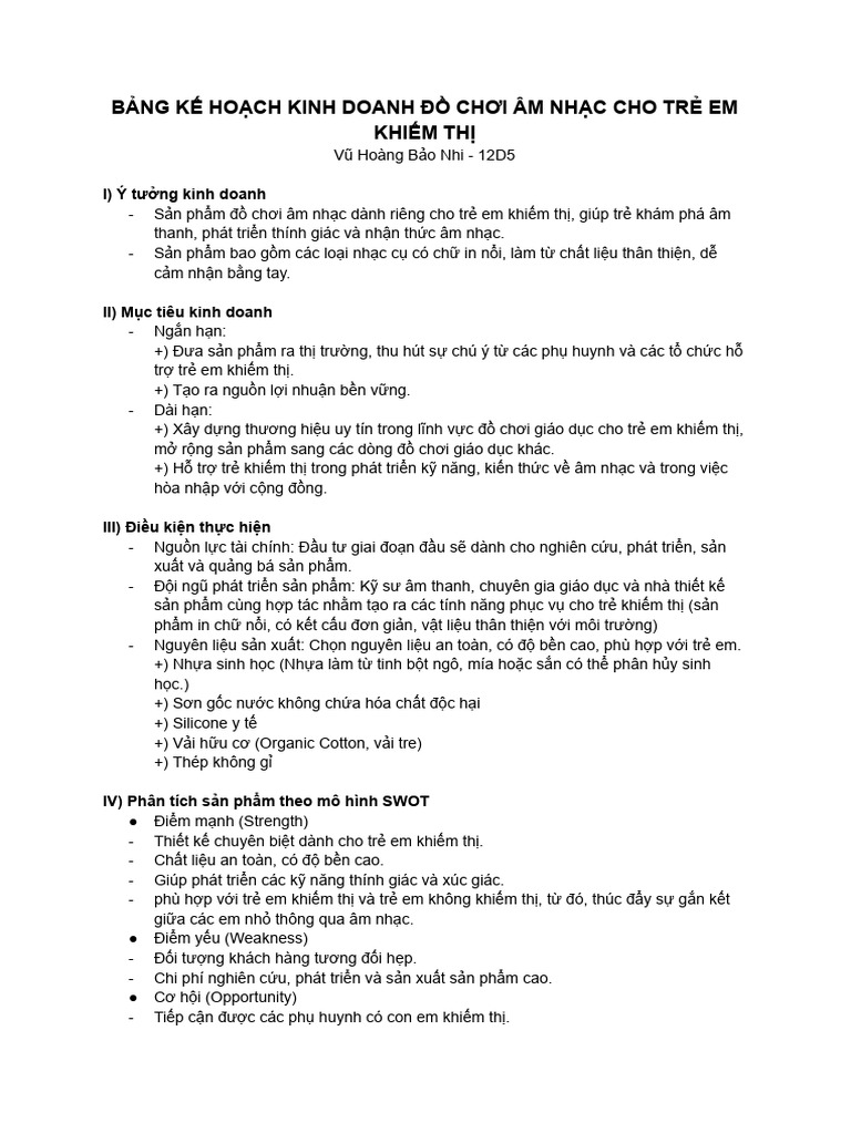 Giáo dục KTPL - Chiến lược kinh doanh | PDF