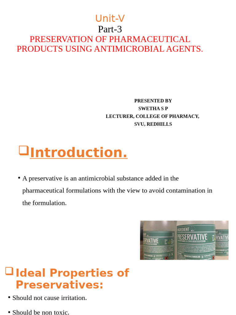 PMB UNIT 5 P2 | PDF | Antimicrobial | Pharmaceutical Formulation