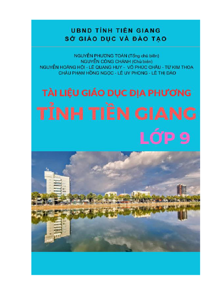 2603-QD-BGDDT-Tai lieu GDDP lop 9 - Tinh Tien Giang-ban trinnh phe ...