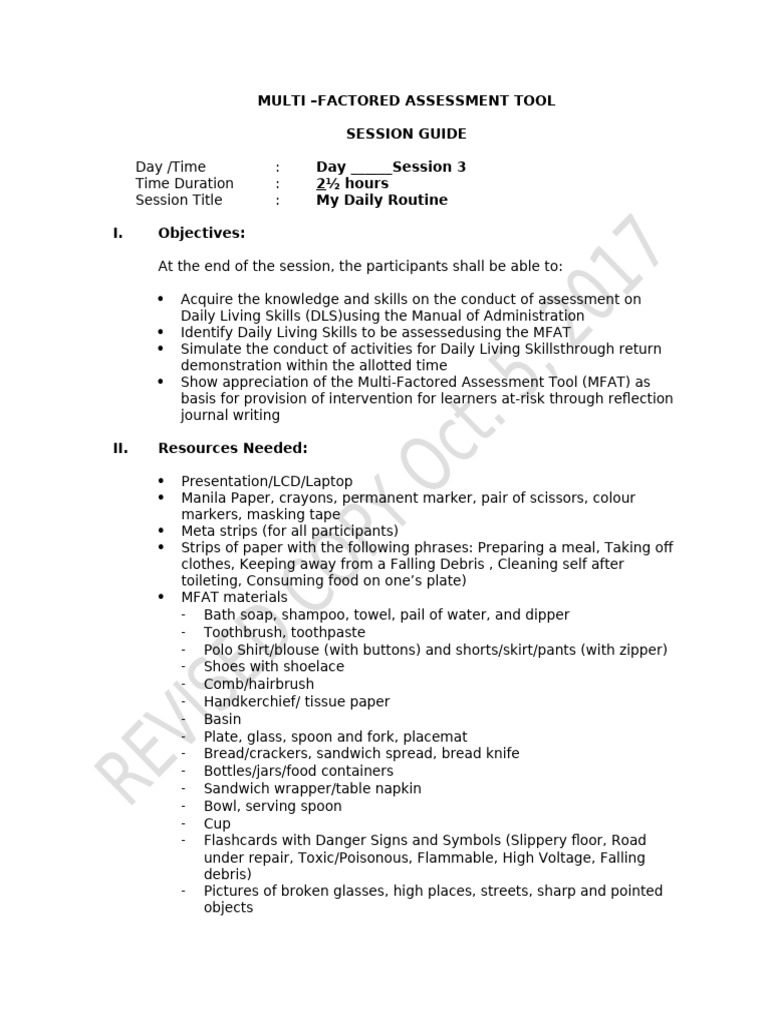 ACTIVITY 3 SESSION GUIDE True | PDF