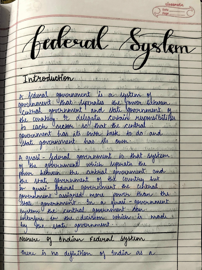 federal system | PDF