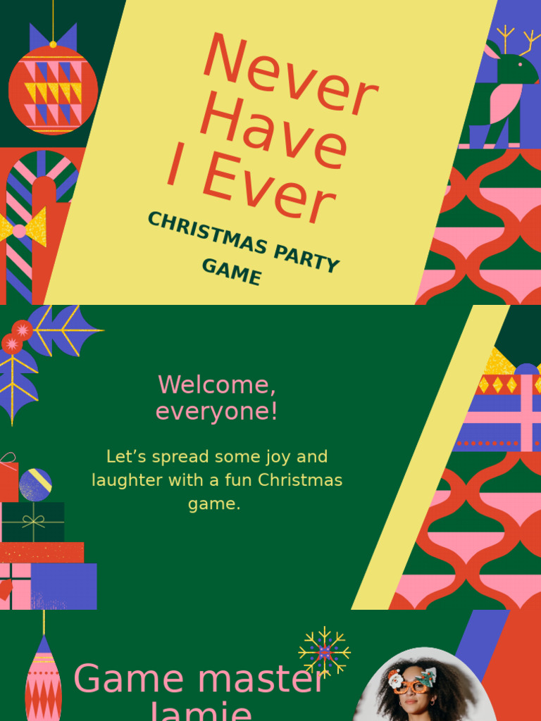Fun Christmas Party Game: Never Have I Ever | PDF