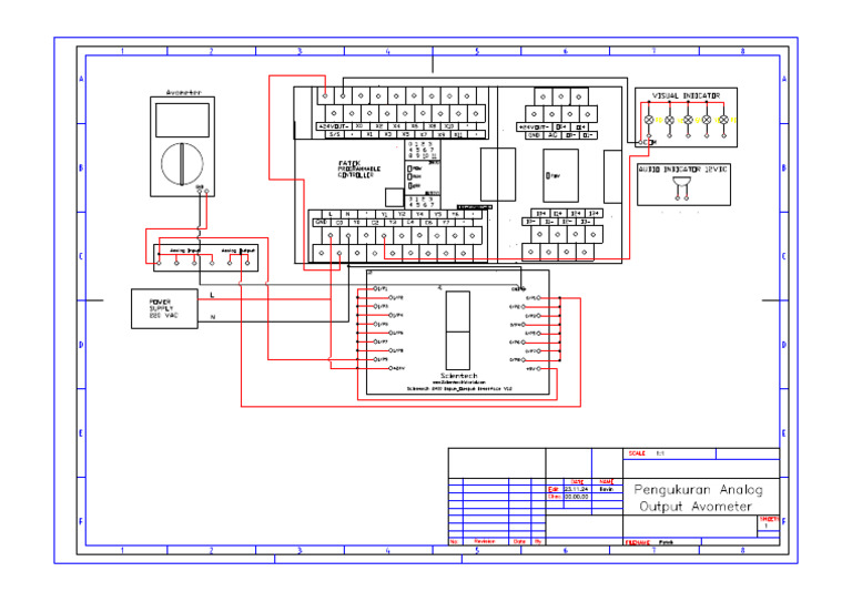 Schematic Fatek_Analog Output Avometer_Kevin E.P.P._224308086-Model | PDF
