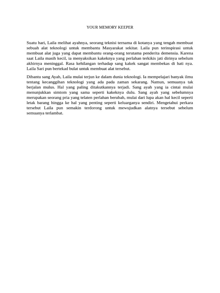 Sinopsis Animasi | PDF