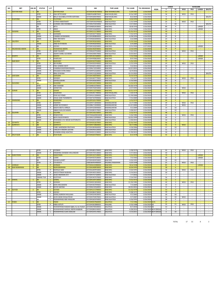 Matahari 1 | PDF | Microsoft Excel | Proprietary Software