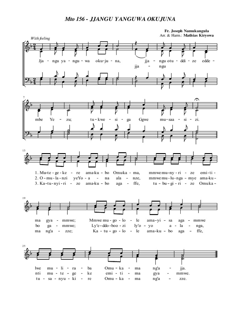 Mto 156 JJANGU YANGUWA OKUJUNA | PDF