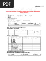 Application For Empanelment of Advocates | PDF | Advocate | Justice