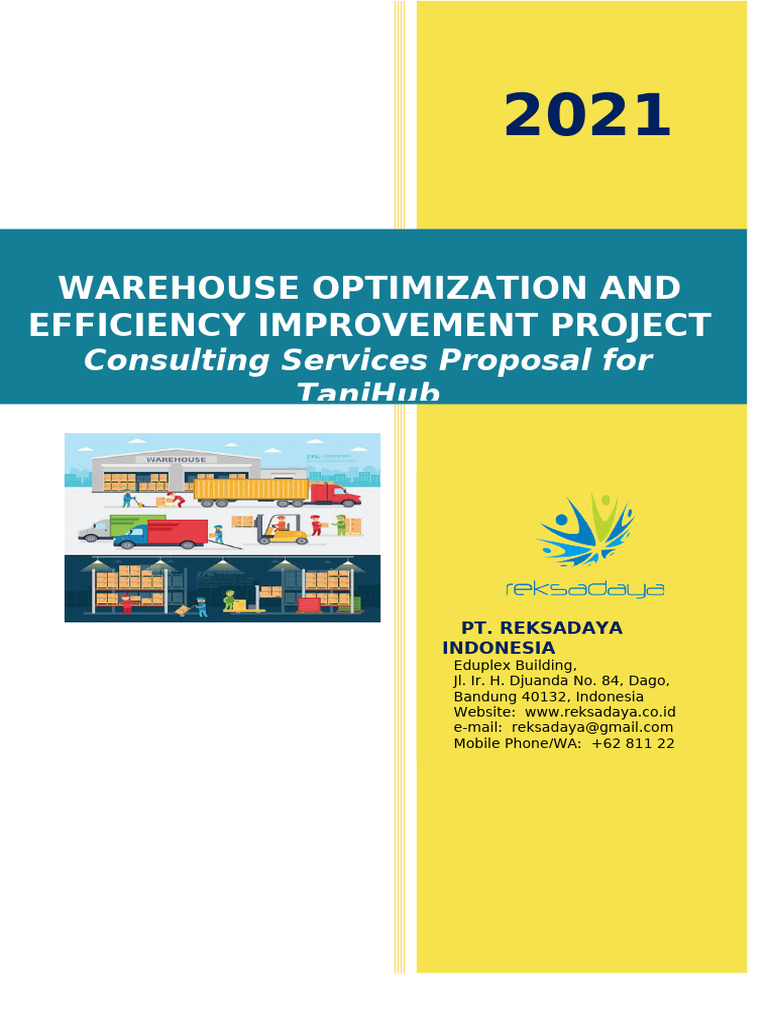TaniHub Offering Proposal Edit Dashboard Monitoring | PDF | Warehouse | Lean Manufacturing