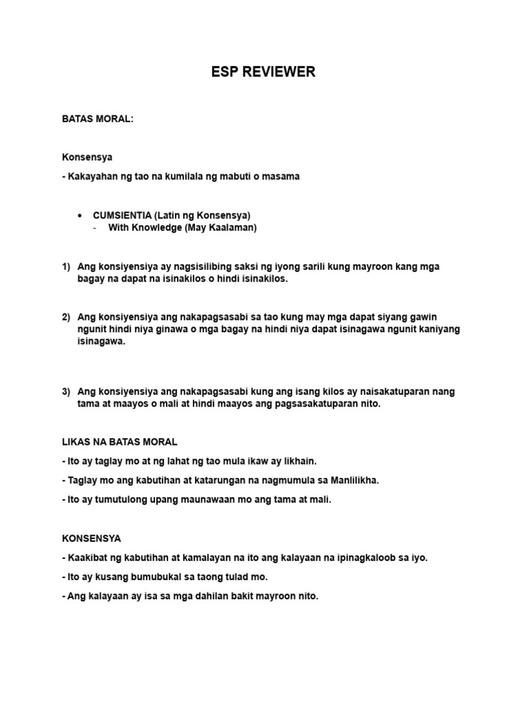 Esp Reviewer | PDF
