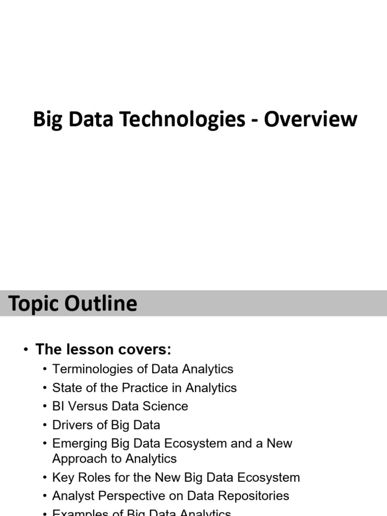 Big Data Technologie | PDF | Big Data | Data Science
