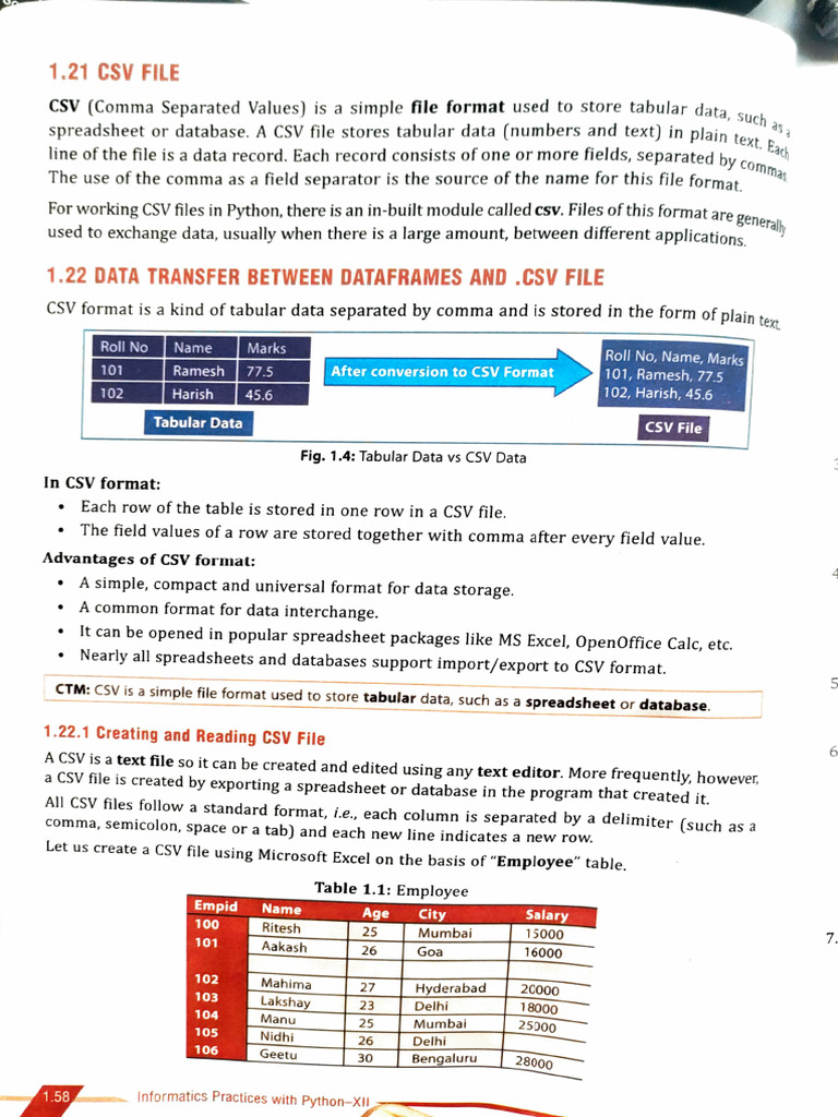L_CsvReadWrite | PDF | Comma Separated Values | Computer File