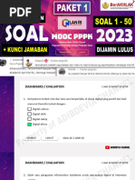 Paket Soal 1 Mooc | PDF
