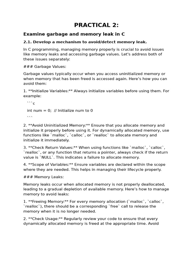 PRACTICAL2 | PDF | Variable (Computer Science) | Computer Engineering