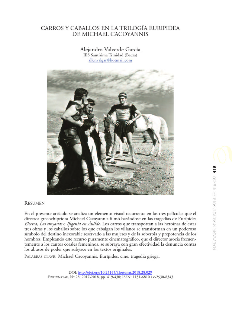 CARROS_Y_CABALLOS_EN_LA_TRILOGIA_EURIPID | PDF | Clitemnestra | guerra ...