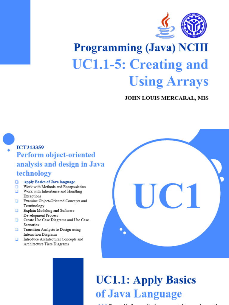 ARRAY-NI-LEE | PDF | Data Type | Object Oriented Programming ARRAY-NI-LEE | PDF | Data Type | Object Oriented Programming