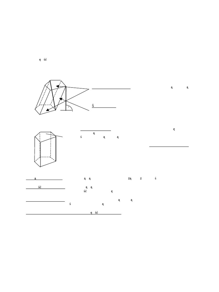 Stereometria - teoria | PDF