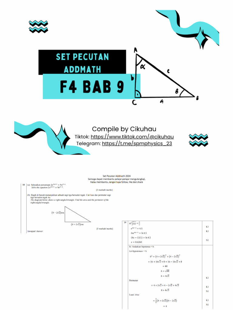 F4 Bab 9 Set Pecutan CikuHau | PDF