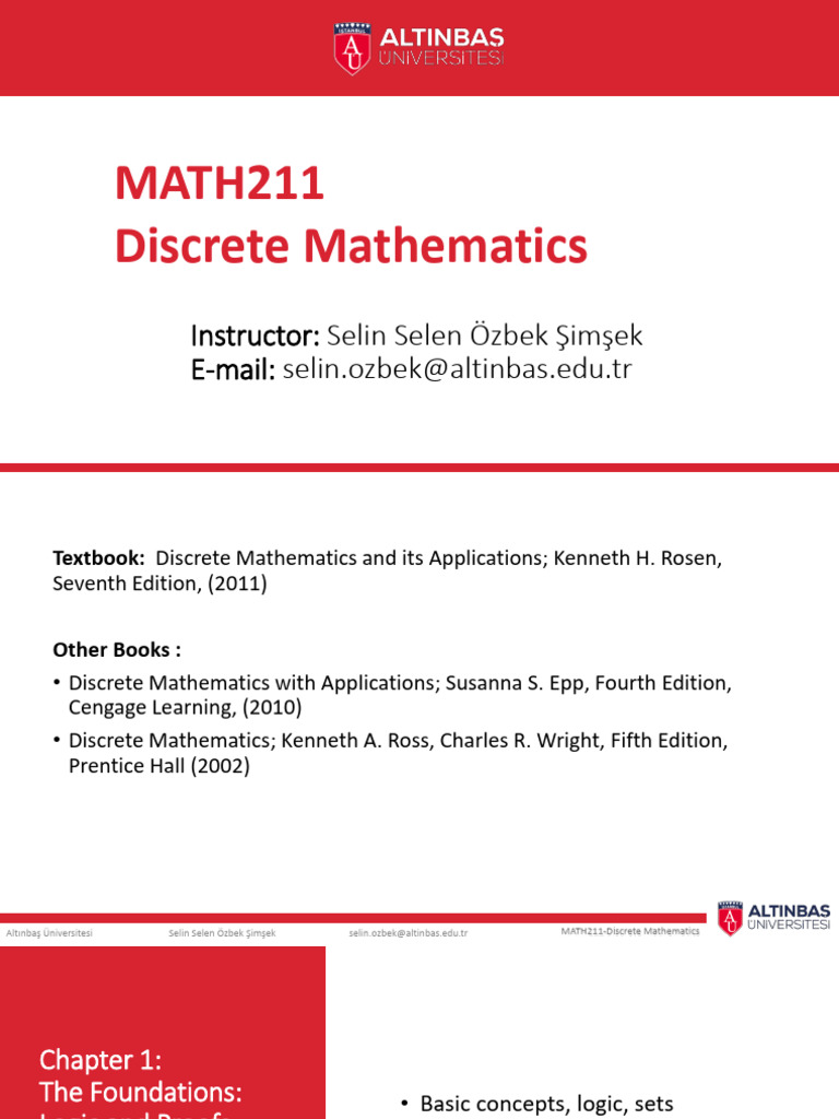 Discrete Math1 | PDF | Proposition | Mathematics Discrete Math1 | PDF | Proposition | Mathematics