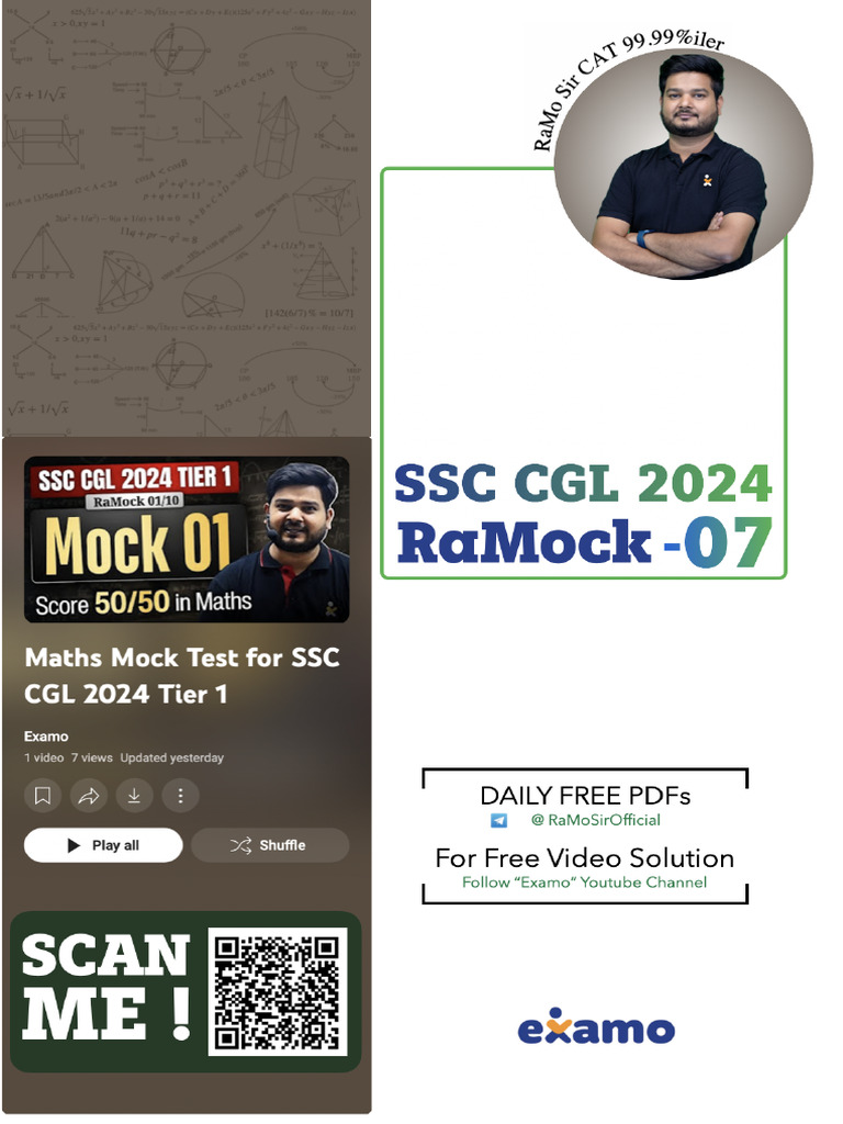 RaMock - 7 (CGL 24) Exercise | PDF