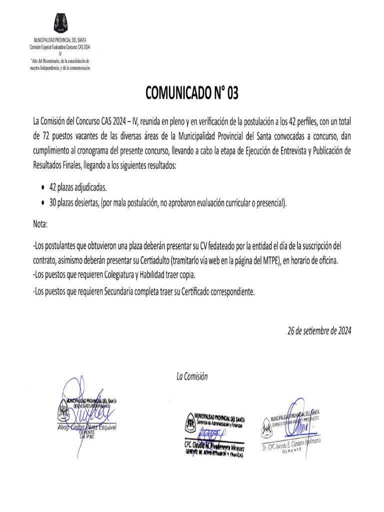 COMUNICADO-III | PDF