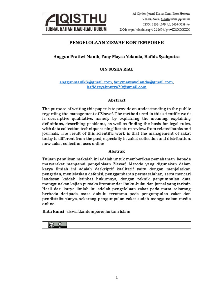 Pengelolaan ZIS Kel.7 | PDF