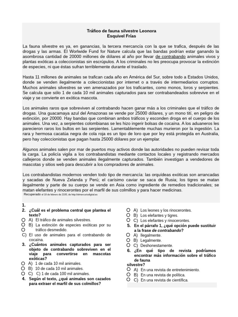 Cuadernillo Fortalecimiento de La Comprension Lectora 1er Grado ...